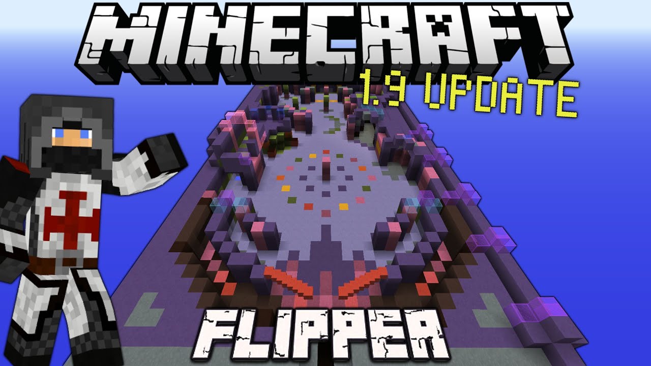 Minecraft 1.9 - Flipper / Pinball (Command Blockokkal) - YouTube