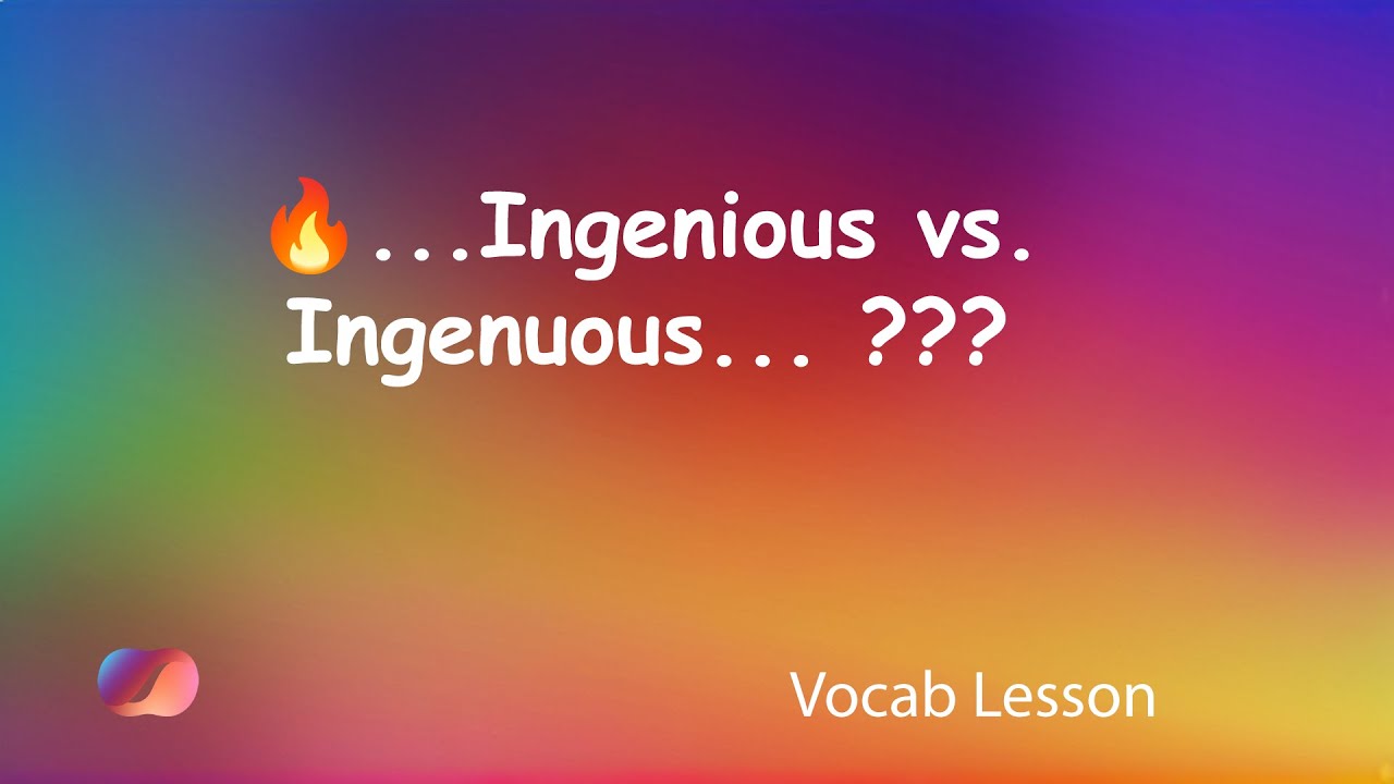 🔥 Farther/ Further Stationary/Stationery Ingenious/Ingenuous vocabulary ...