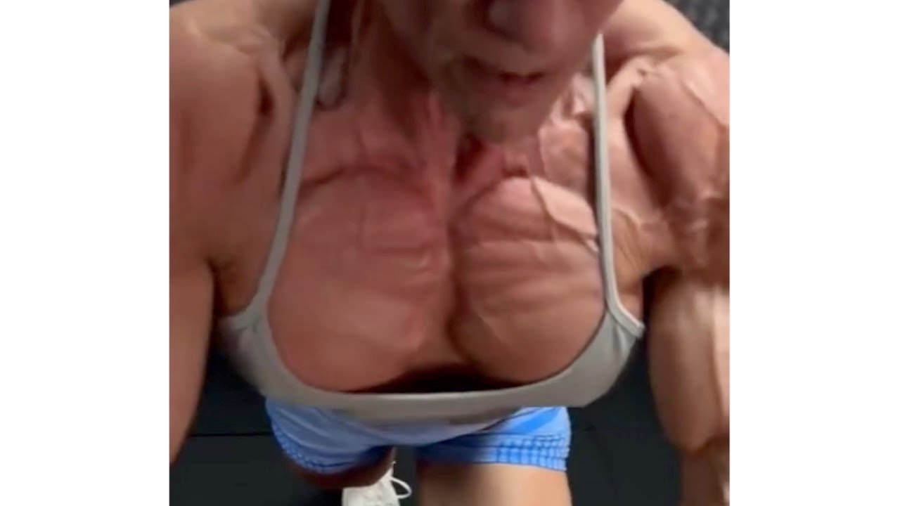 Layla Allen Rock Hard Pecs - YouTube