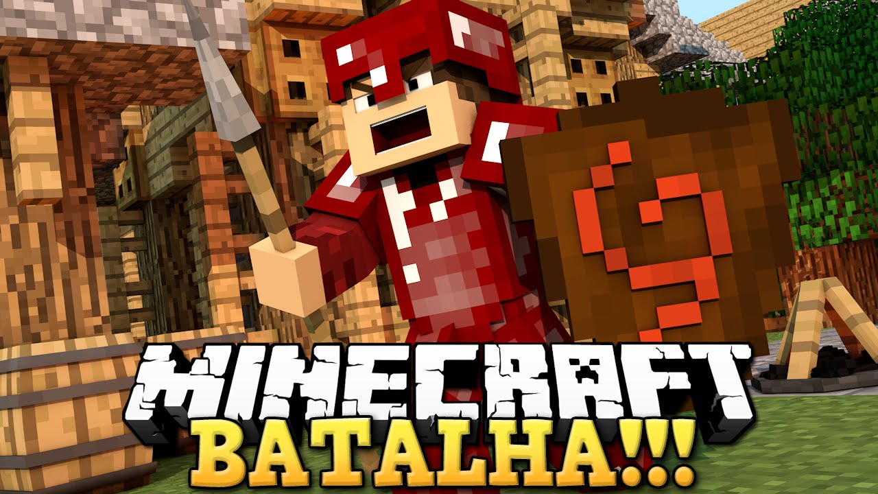 MINECRAFT - A GRANDE BATALHA MEDIEVAL! - YouTube