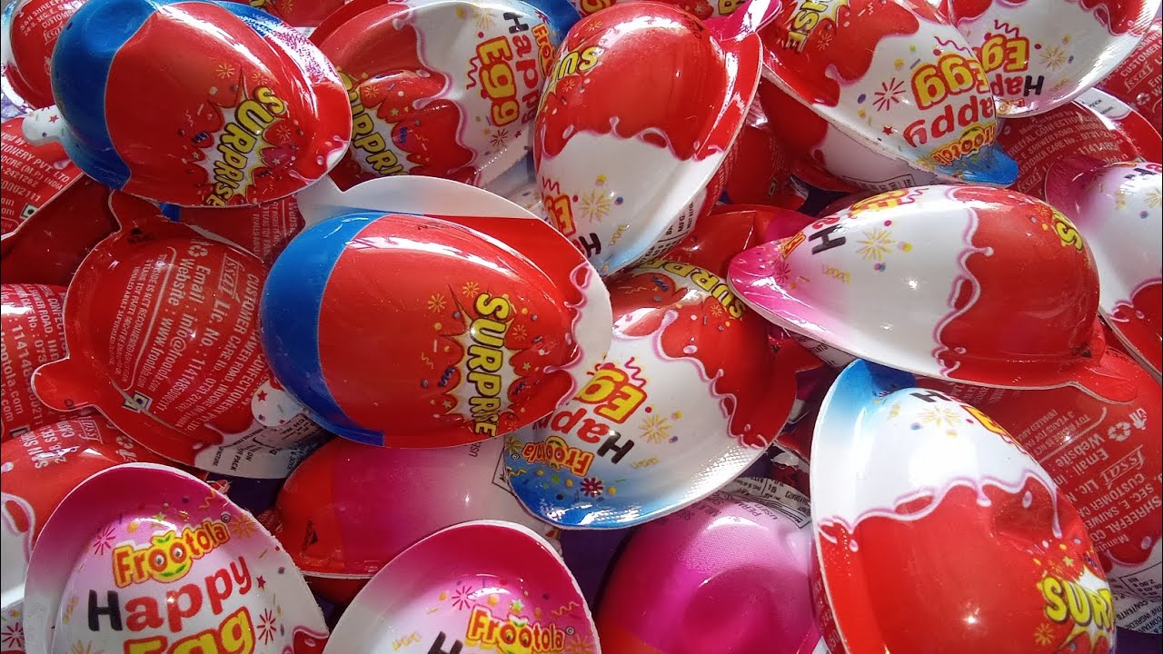 satisfying video||surprise egg toys opening-A lot of Cadbury chocolate ...