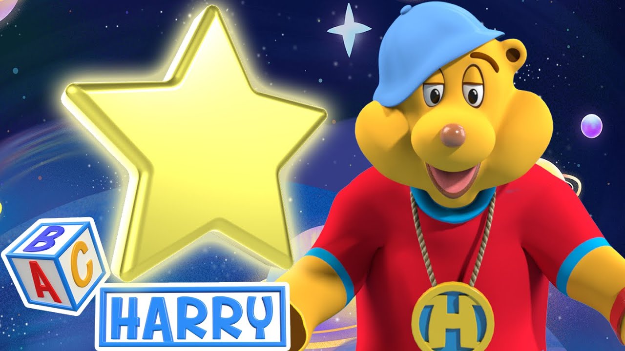 Twinkle Twinkle Little Star Space Song | ABC Harry Nursery Rhymes ...