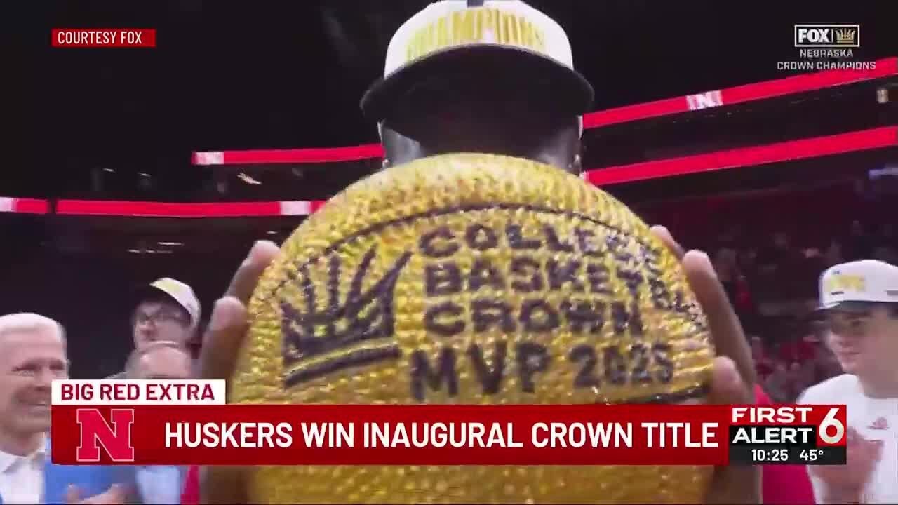 Nebraska wins inaugural College Basketball Crown title - YouTube