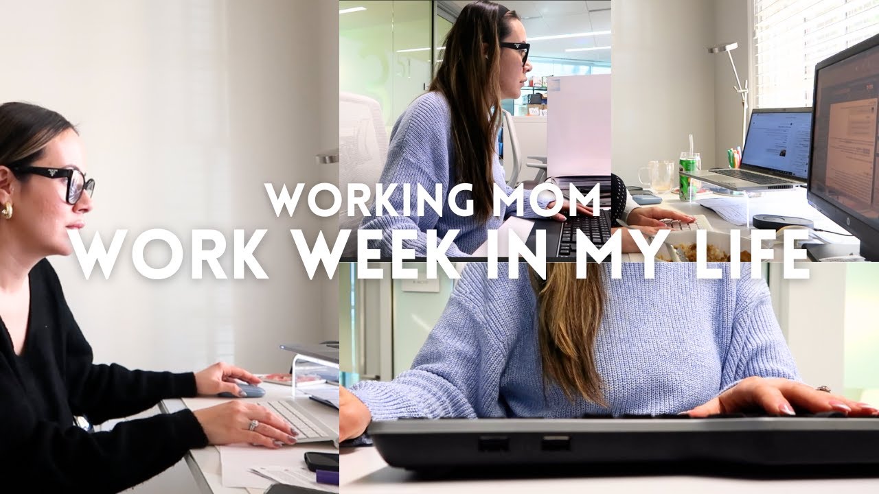 Life of a working mom | Full work week 9 - 5 mom | Ramadan, hybrid ...