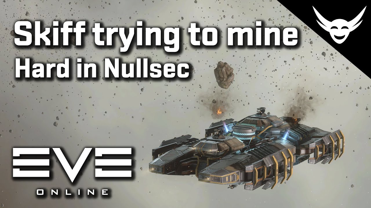 EVE Online - Skiff avoiding getting killed in Nullsec while mining ...
