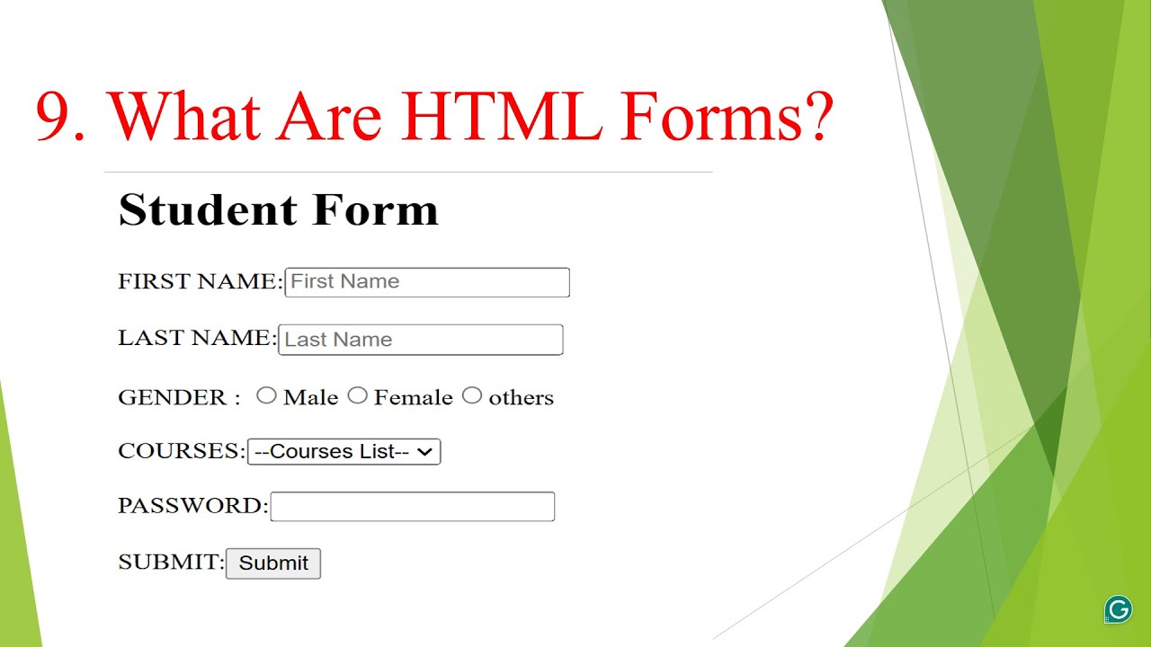 "HTML Forms Explained in Telugu | Complete Beginner's Guide to Web ...
