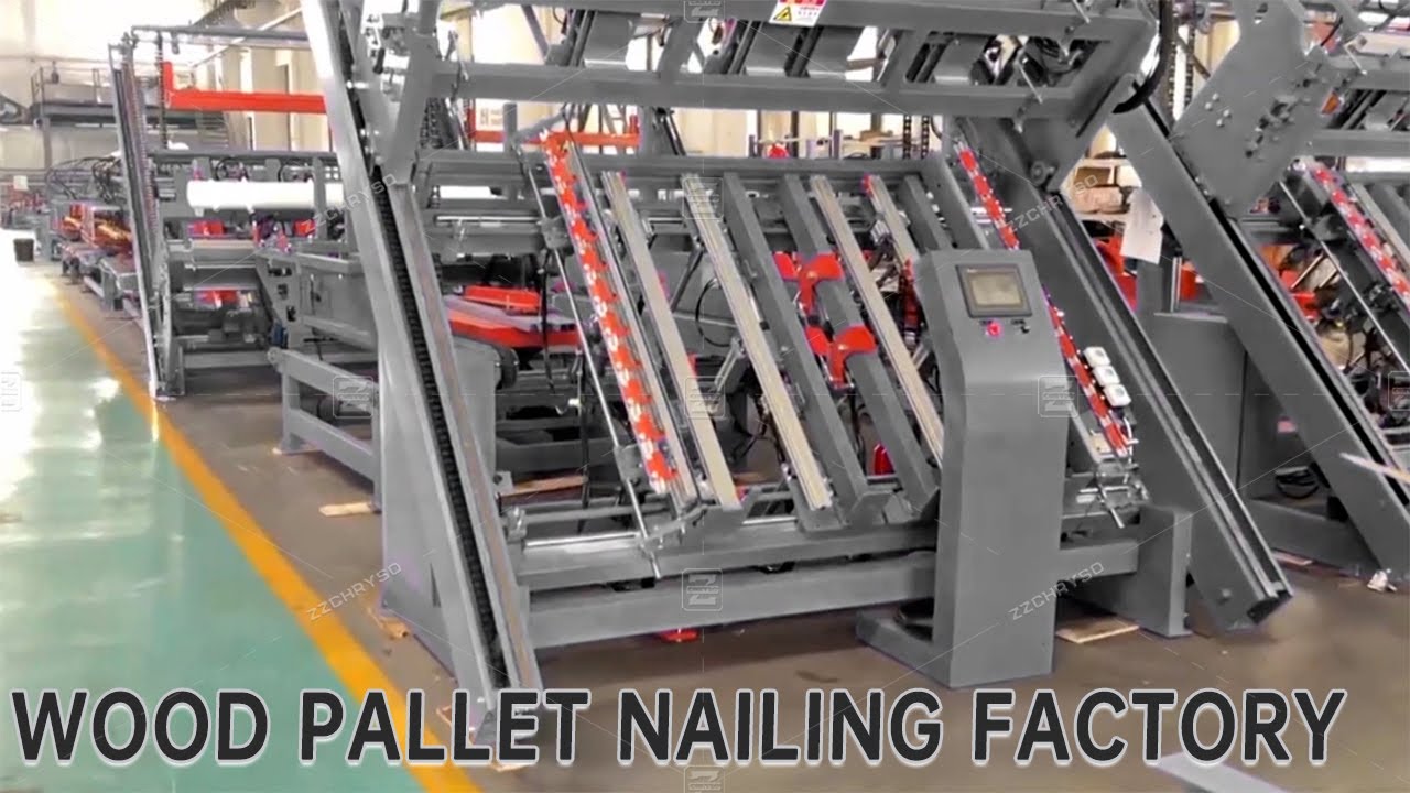 Professional Wood Pallet Making Machine Euro Pallet Nailing Assemble ...