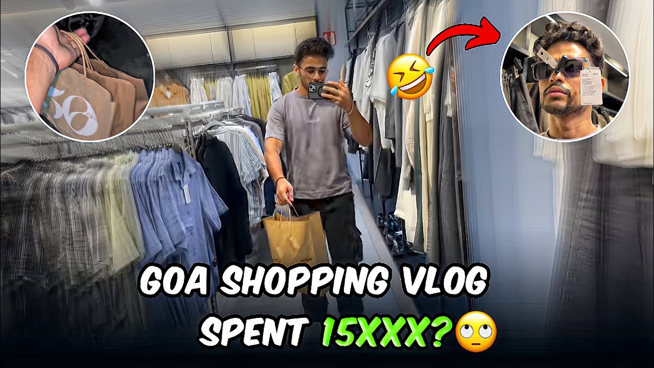 Shopping for Goa | Mens Shopping | How much did I spend in a day? Mom’s ...