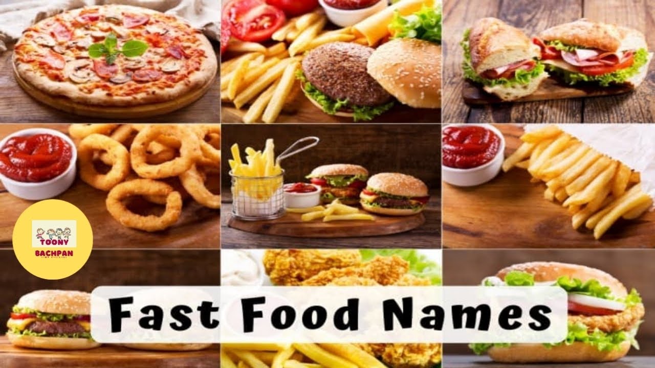 "Unique and Creative Fast Food Names You Need to Try" #kidslearning # ...