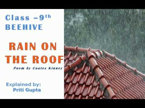 Rain on the roof (poem) BEEHIVE Class - 9th - YouTube