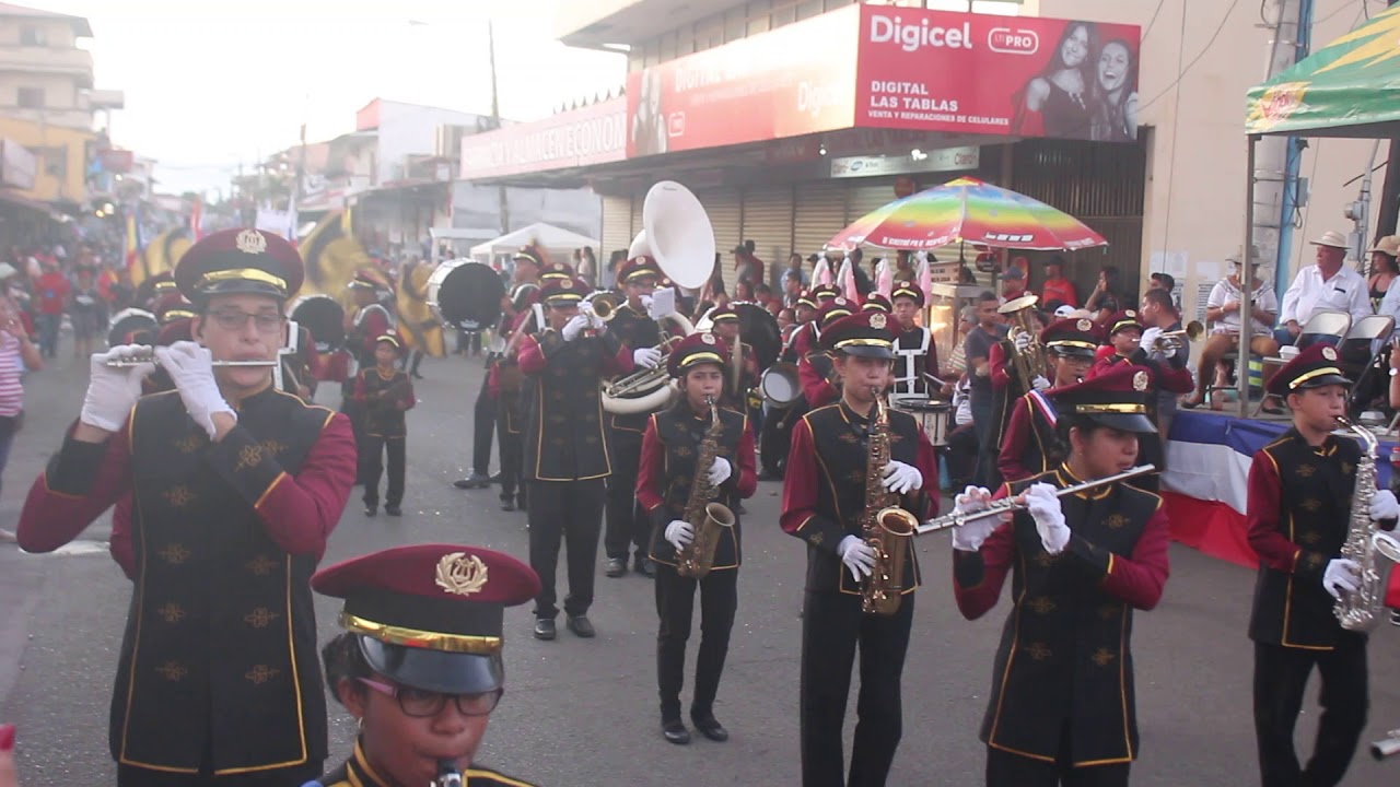 Banda de música del Instituto Bern 2018 - Las Tablas - YouTube