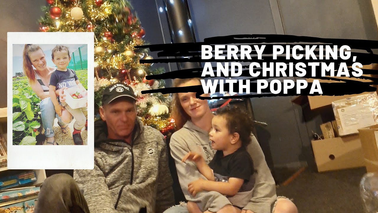 Visiting a berry farm, early Christmas with Poppa and decorating the ...