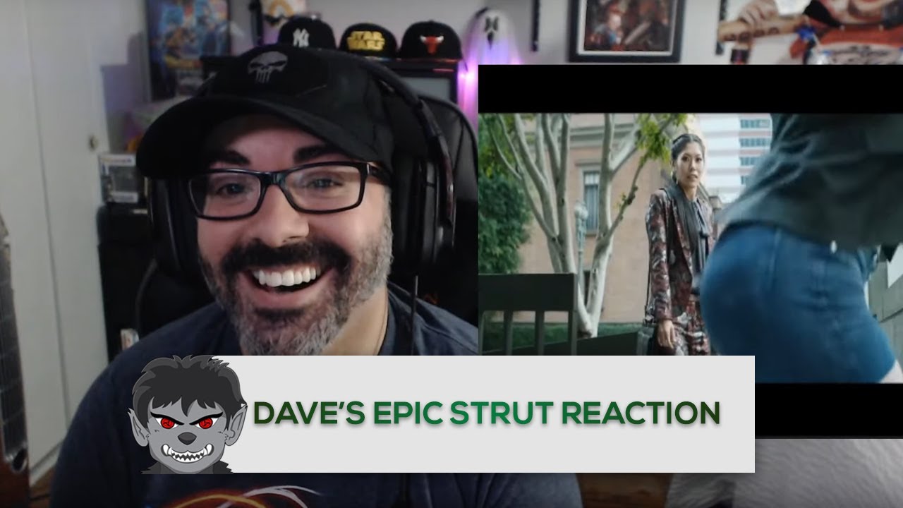 First Time Seeing Dave's Epic Strut Ad TV - Reaction - YouTube