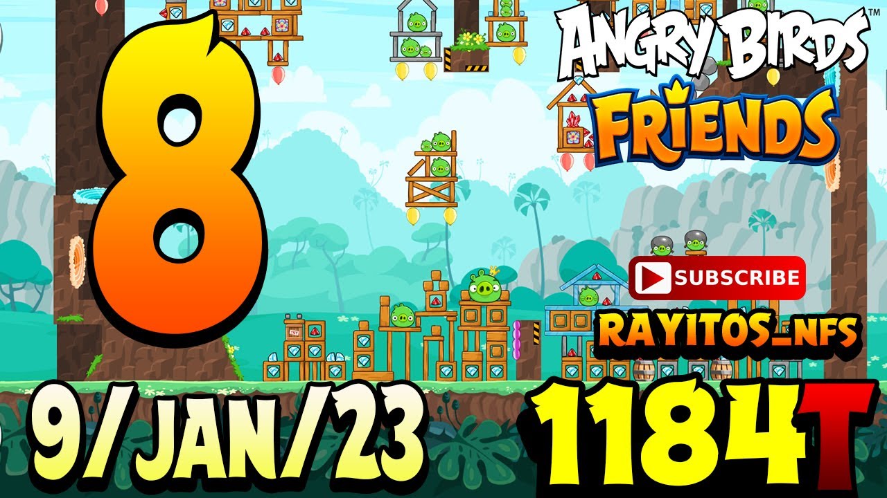 Angry Birds Friends Level 8 Tournament 1184 Highscore POWER-UP ...