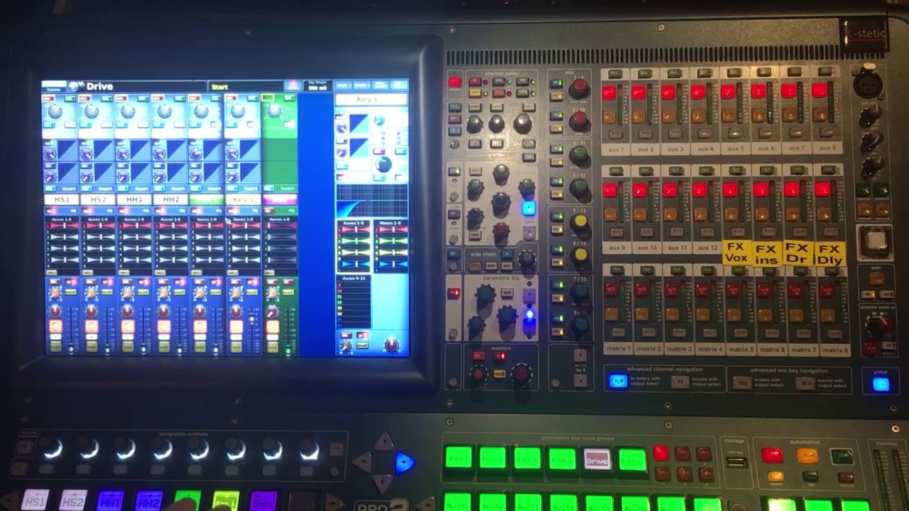 Midas Pro Series gaining stereo channels while in overlay mode - YouTube