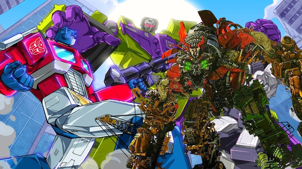 Transformers: Revenge of the Fallen Devastator scene with Devastation ...