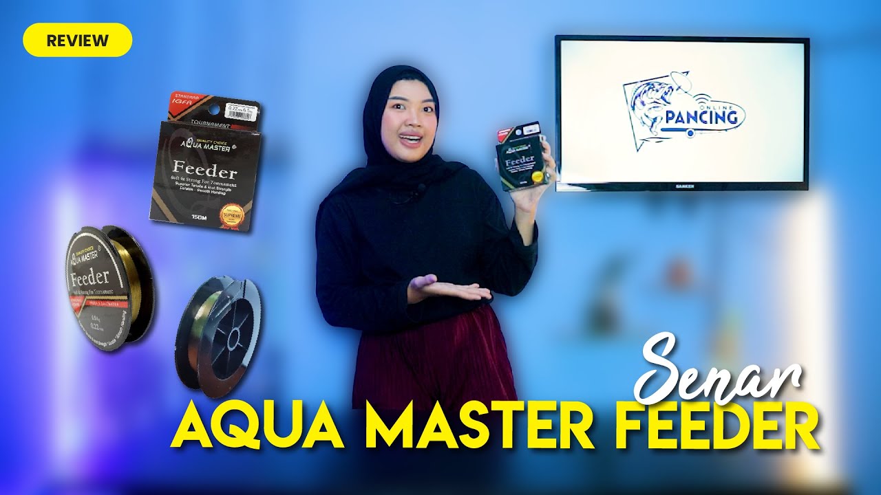 REGVIEW SENAR ANTI KUSUT! MURAH MERIAH! SENAR AQUAMASTER FEEDER ...