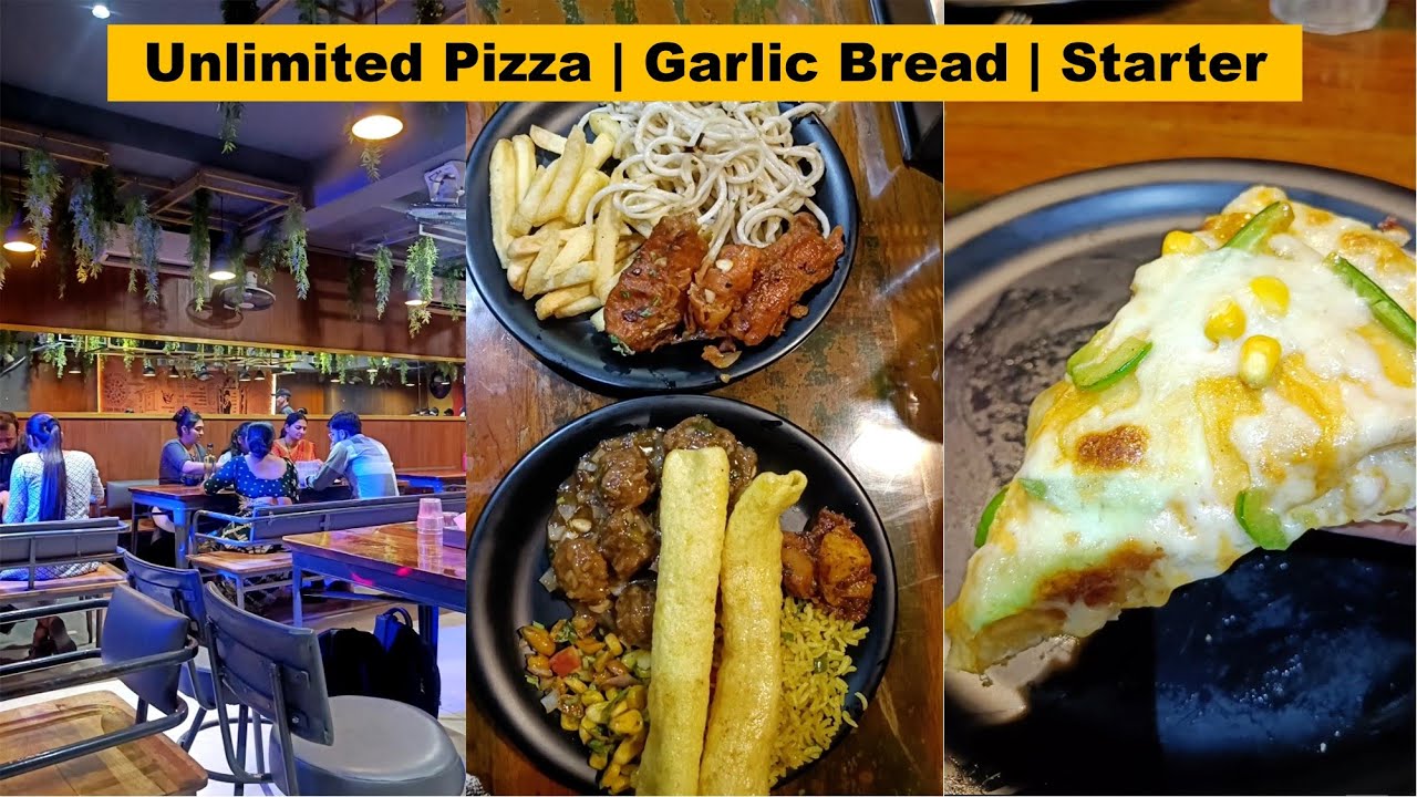 Unlimited Pizza & Buffet Only 260₹ 😍 | Unlimited Pizza , Garlic Bread ...
