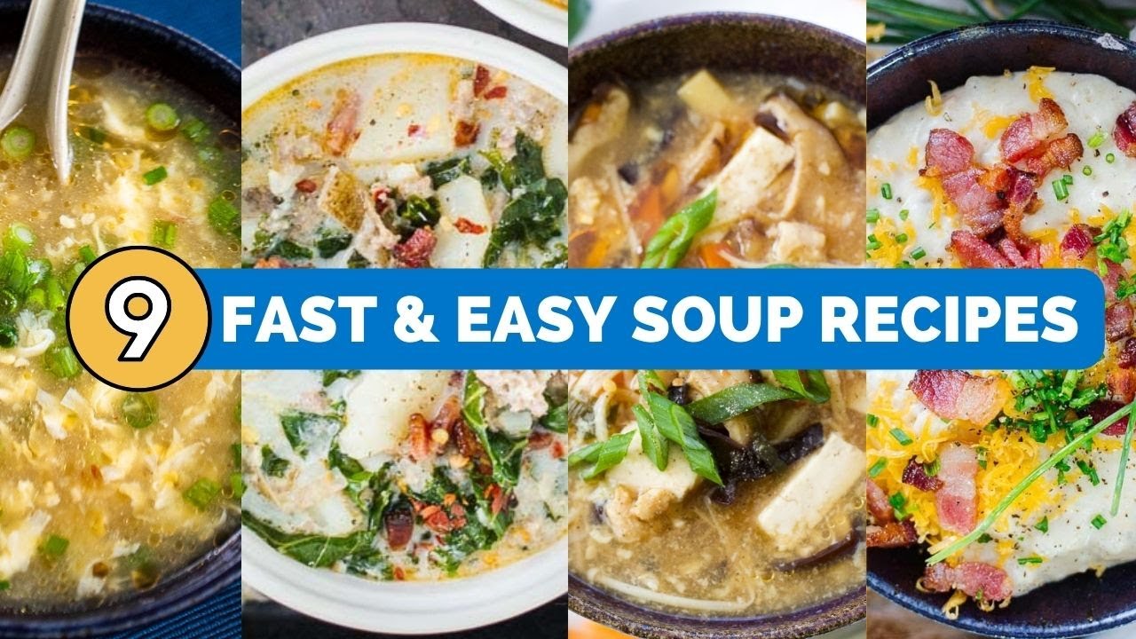 9 of the BEST Soup Recipes! (like, seriously the best) - YouTube