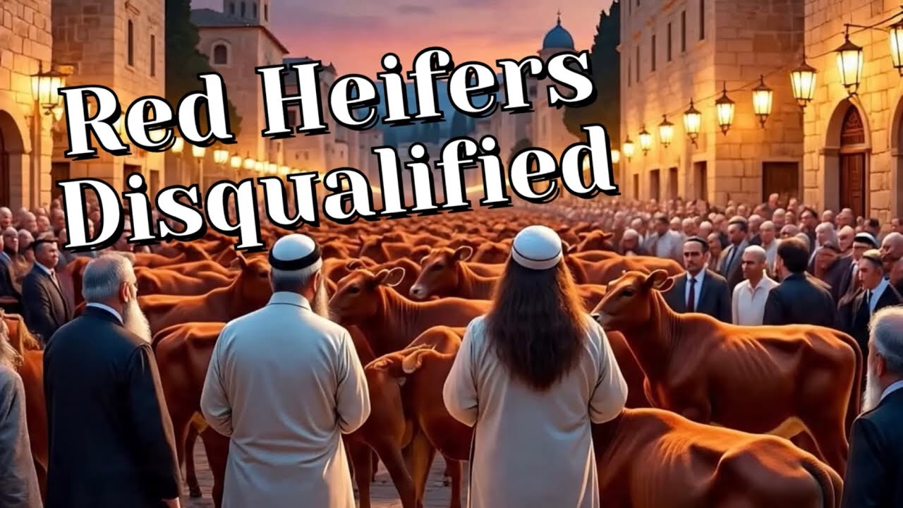 Red Heifer Update, All Existing Red Heifers Are Disqualified! - YouTube