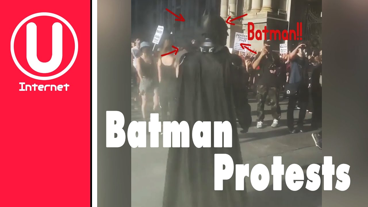 Batman Protests 🦇🦇🦇 #batman #protest #entertainment - YouTube
