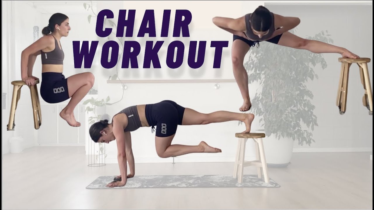 Full Body Chair Workout - Advanced! - YouTube