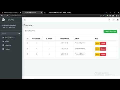 Aplikasi Toko Online Laravel | UTS Pemrograman Web Lanjut - YouTube