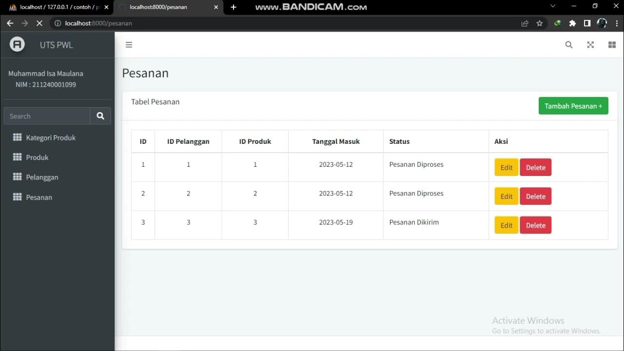 Aplikasi Toko Online Laravel | UTS Pemrograman Web Lanjut - YouTube