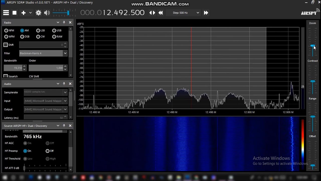 Receiving signal of OTH radar (Over The Horizon radar) - YouTube
