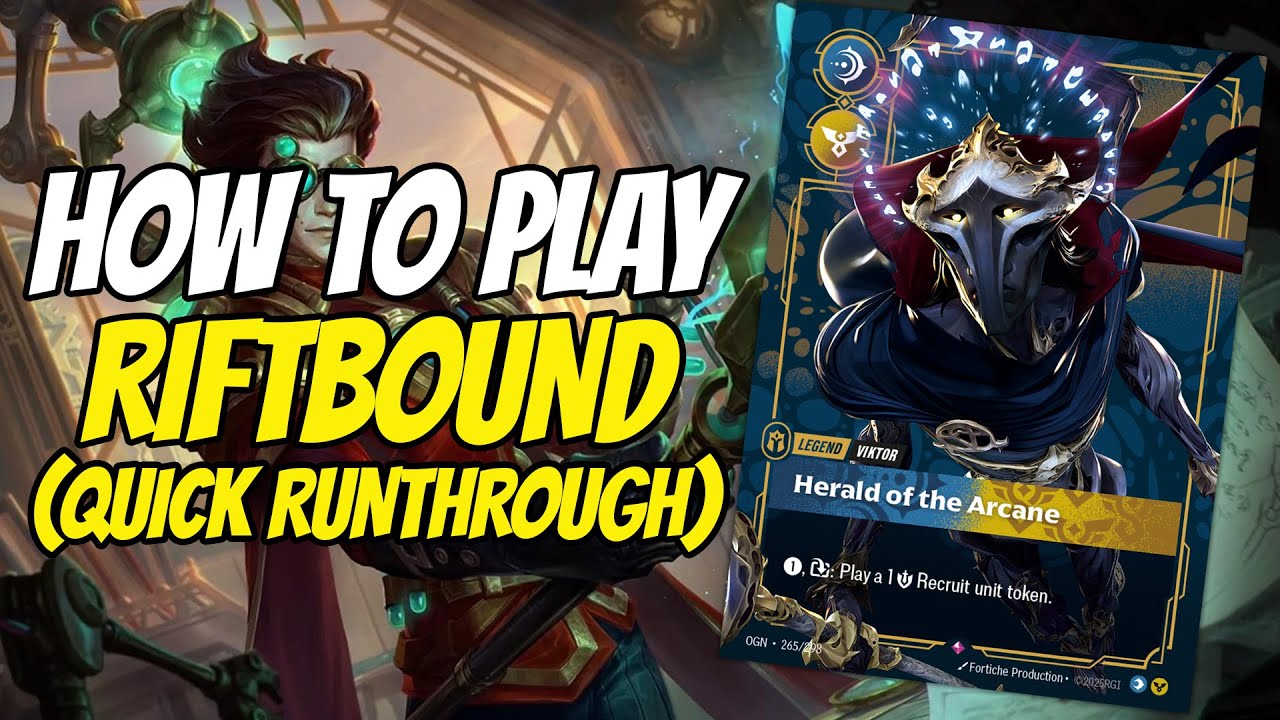 Riftbound Quick Tutorial for Beginners with Viktor | Riftbound - YouTube