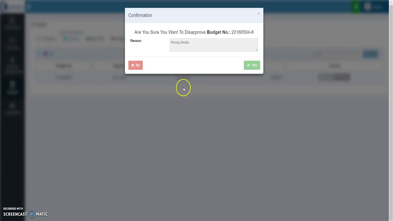 Disapprove Budget - YouTube