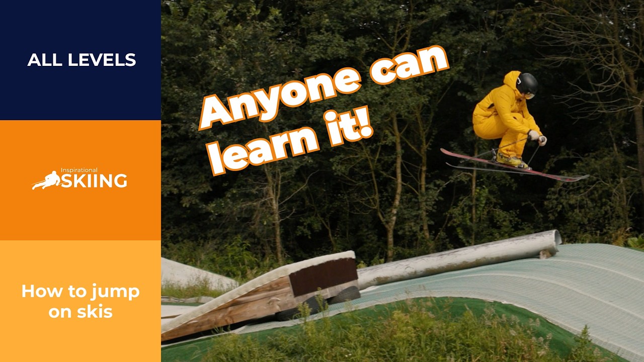 How to jump on skis // Best tips and 3 easy steps - YouTube