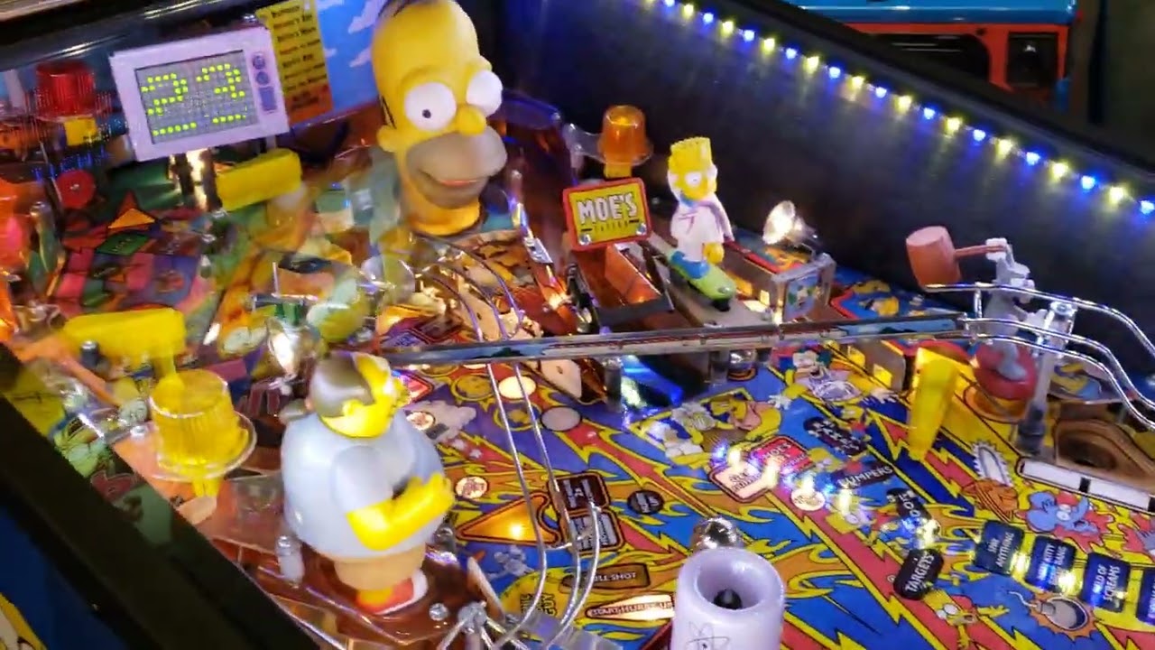 Simpsons Pinball Party Pinball Machine FOR SALE GAMEPLAY Video ...