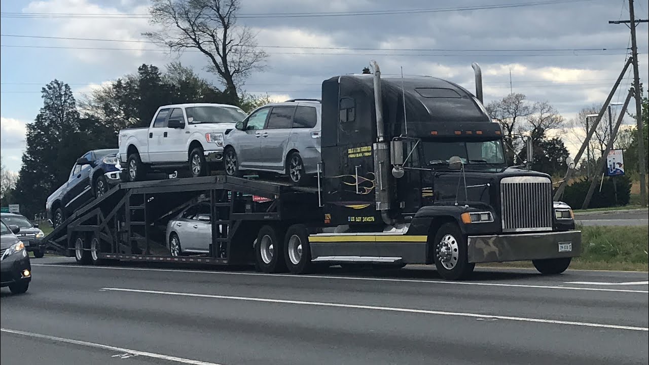 Rare Set Forward Front Axle Freightliner FLD120 High Roof Hauling Cars ...