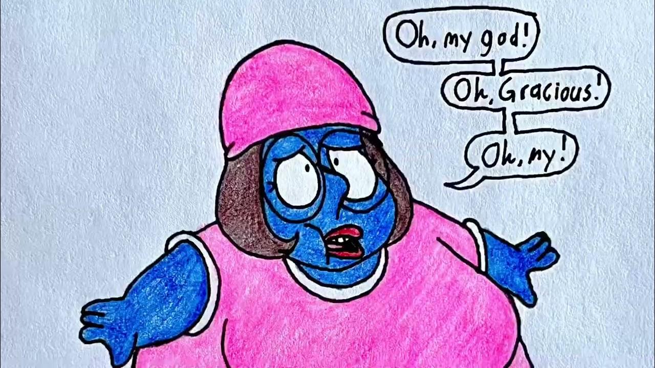 Meg Griffin Turning Into Blueberry Inflation Comic Youtube