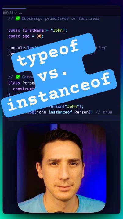 Narrowing: typeof vs. instanceof in TypeScript #typescript #typescripttutorial #coding - YouTube
