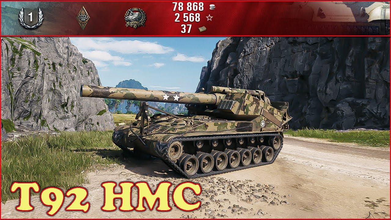 T92 HMC - World of Tanks UZ Gaming - YouTube