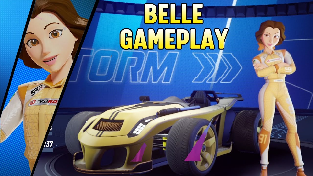 BELLE GAMEPLAY | Disney Speedstorm - YouTube
