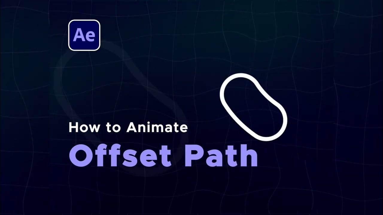 Motion graphics Tutorial for beginners | Offset Path Animation | After Effects Tutorial | In 5 ...