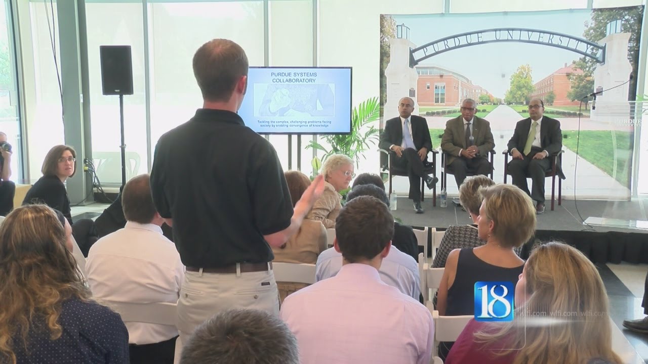 NASA visits Purdue and helps launch their collaboratory - YouTube