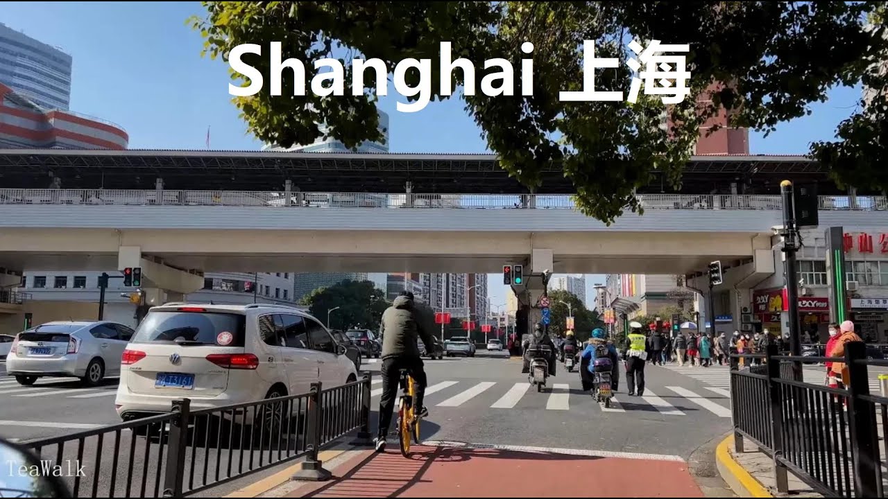 Shanghai Tour 4K ｜Tianshan Road｜Changning Road｜Loushanguan Road ...