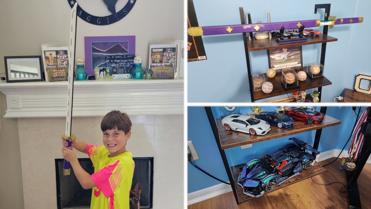 Building Something Special for His Trophy Shelf - YouTube