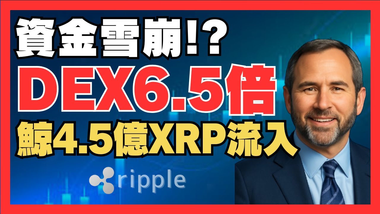 XRP資金雪崩の前兆!? DEX流動性6.5倍＋鯨4.5億XRP流入で3.8ドル射程圏【XRPマーケット・インサイト 2025/05/20】 - YouTube