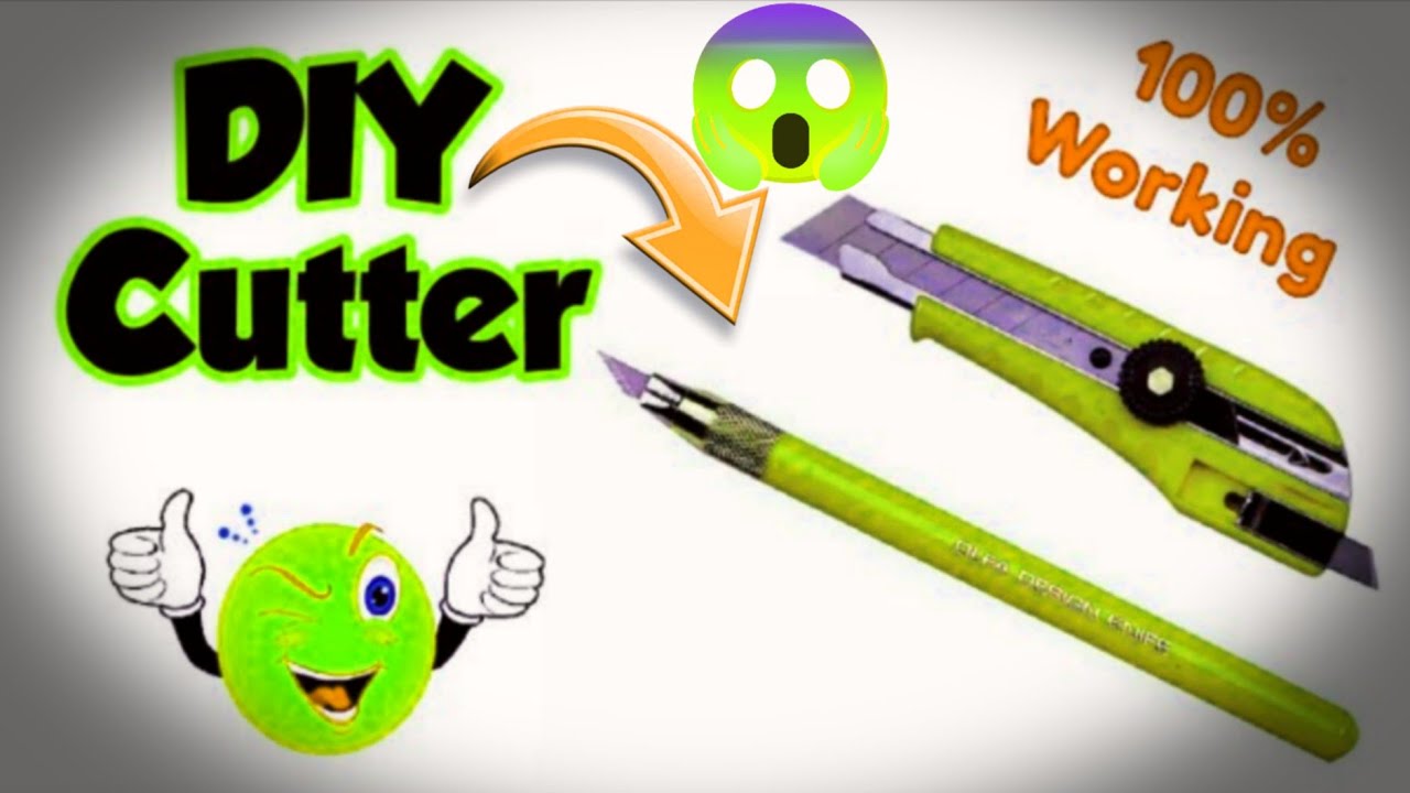 How to make paper cutter at home/ diy cutter #como hacer - YouTube