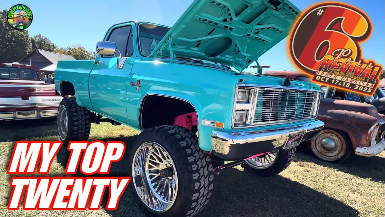 My TOP 20 FAVORITE Trucks That I Filmed - C10 Fall Revival 2025 - East ...