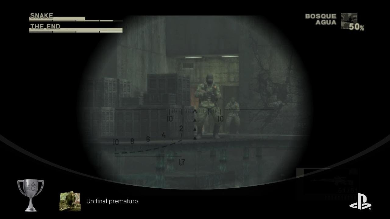 METAL GEAR SOLID 3: Snake Eater - The End Dead - YouTube