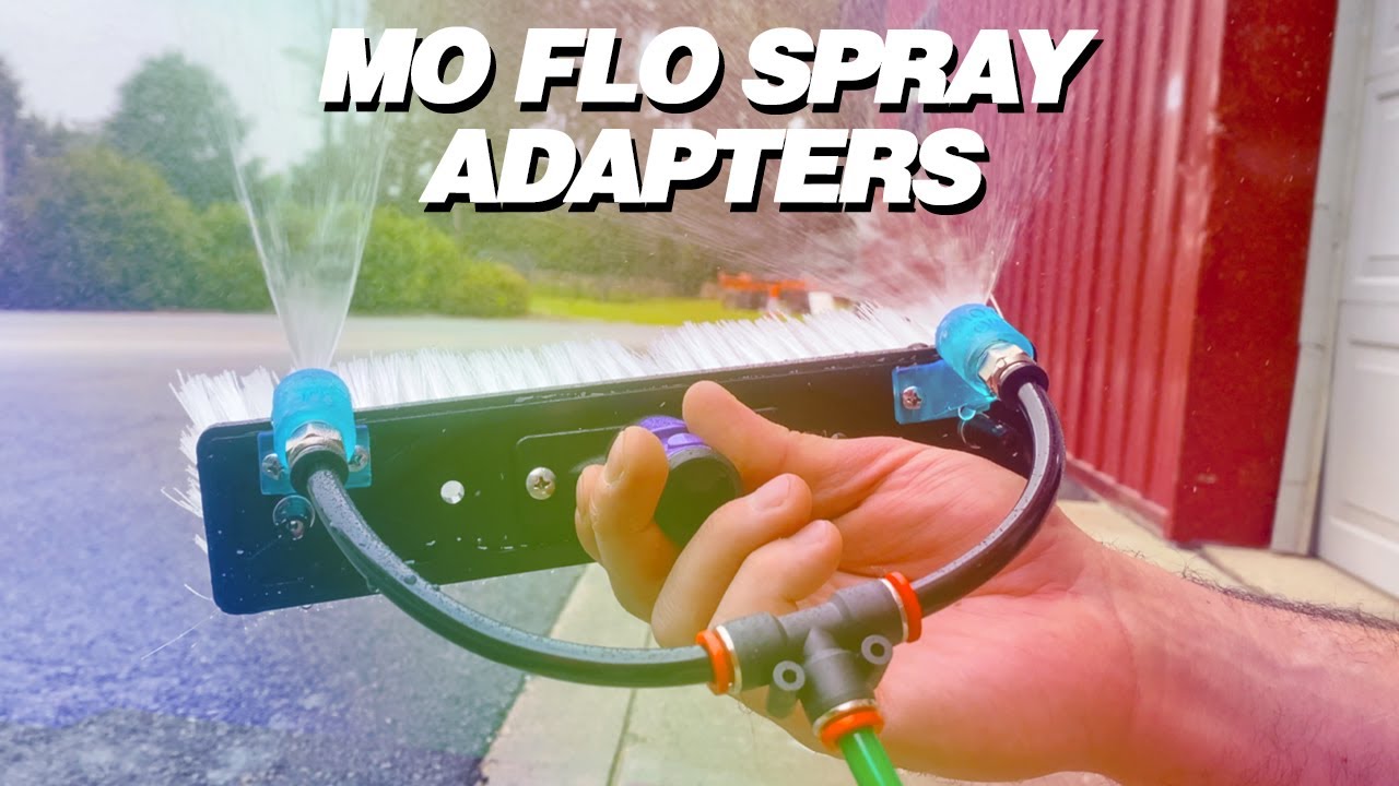 Waterfed Accessories: Mo Flo Spray Adapters - YouTube