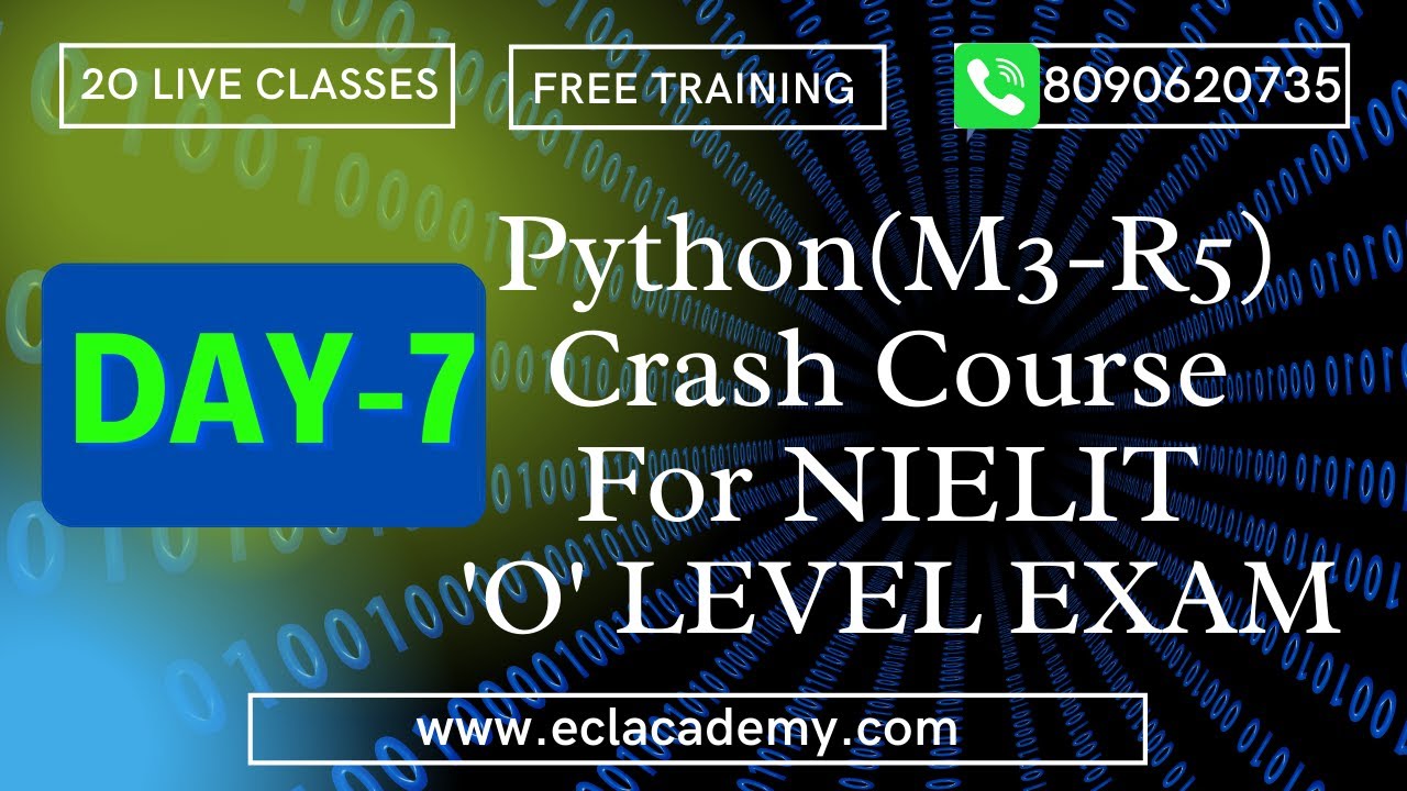 Tuples In Python 20 Day Crash Course For O Level Tuples Methods Day 7 Youtube