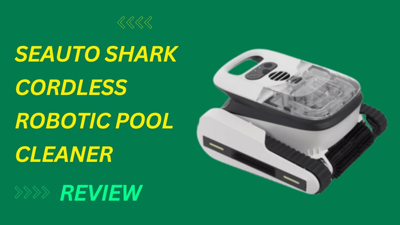 Seauto Shark Robotic Pool Cleaner: Aquatic Clean Revolution! - YouTube