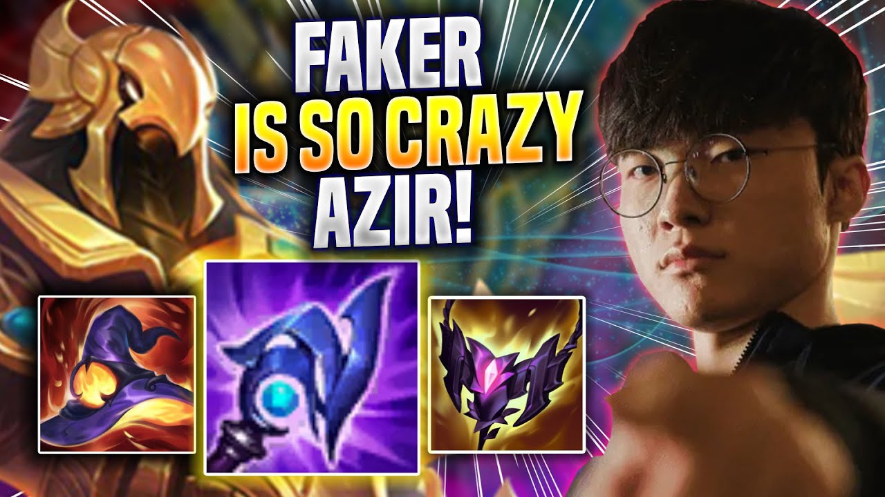 FAKER IS SO CRAZY WITH AZIR! - T1 Faker Plays Azir MID vs Jayce ...